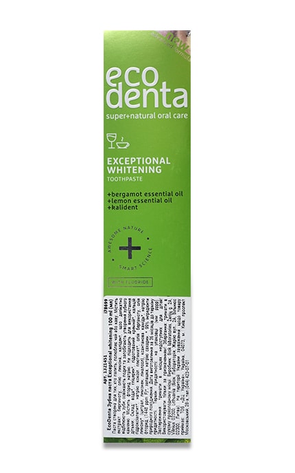 Зубная паста EcoDenta Exceptional Whitening, 100 мл | Watsons
