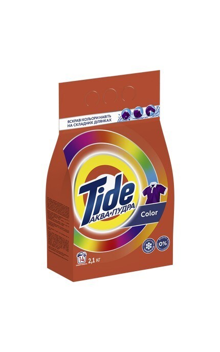 Порошок для стирки Tide Аква-Пудра Color 2,1 кг | Watsons