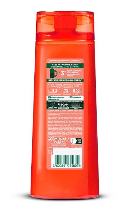 Шампунь для волос Garnier Fructis Гудбай Посеченные кончики для всех ...
