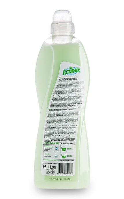 Кондиціонер-концентрат для тканин Ecomix Весняна свіжість 1 л | Watsons