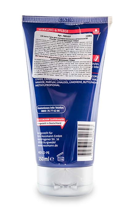 Гель для укладки волосся Isana Ultra Flex 150 мл | Watsons