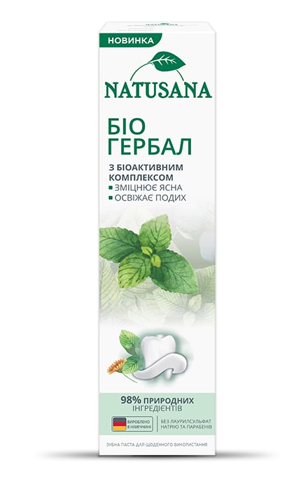 Зубна паста Natusana біо гербал, 100 мл | Watsons