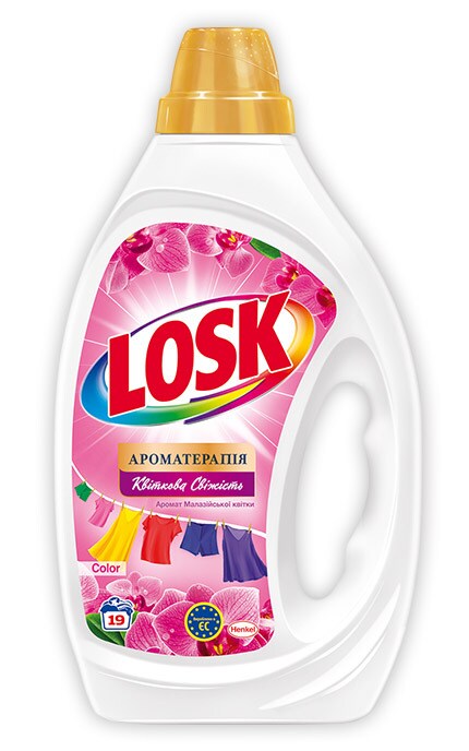 Гель для прання Losk Ароматерапія Ефірні масла та аромат Малазійської ...