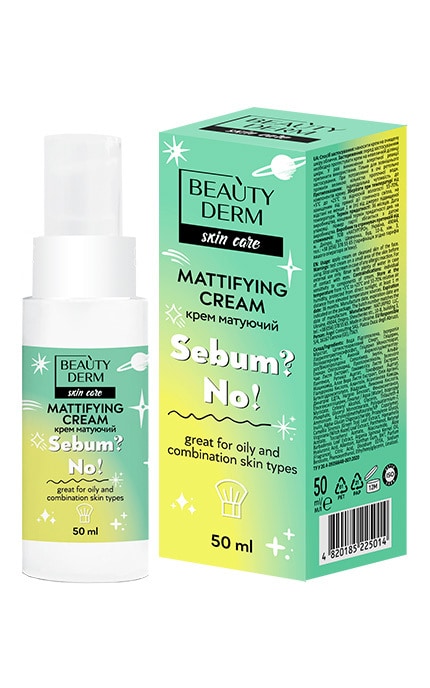 Крем для лица матирующий Beautyderm Sebum?No! 50 мл | Watsons