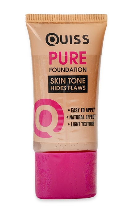 Тональний крем для обличчя Quiss Pure Foundation 01 Porcelain 30 мл ...