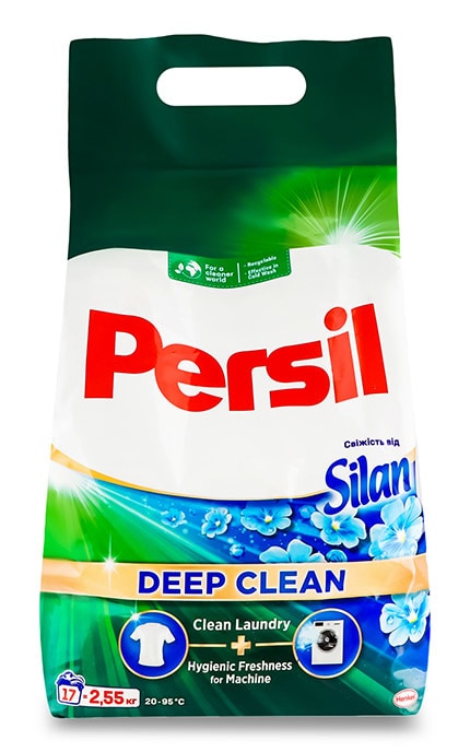 Засіб миючий для білих та світлих речей Persil Silan Deep Clean 2.55 кг ...