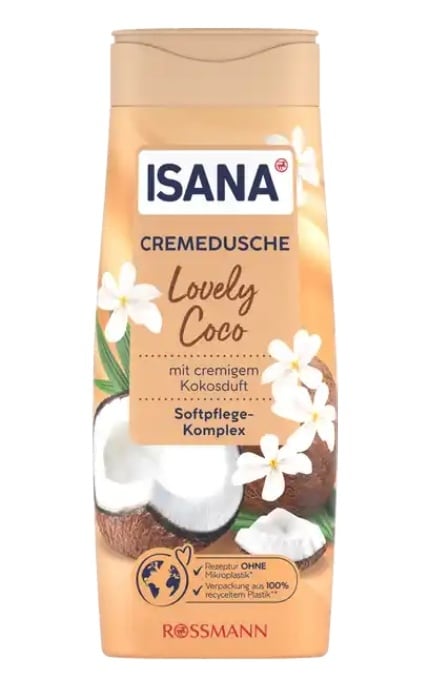 Крем-гель для душу Isana Lovely Coco 300 мл | Watsons