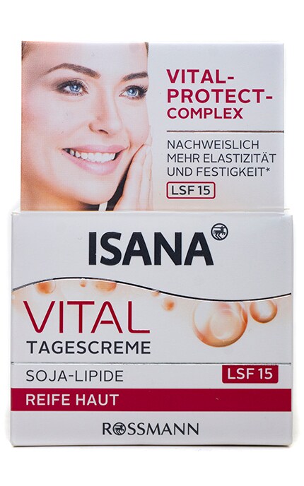 Крем для обличчя денний Isana Vital SPF15 50 мл | Watsons